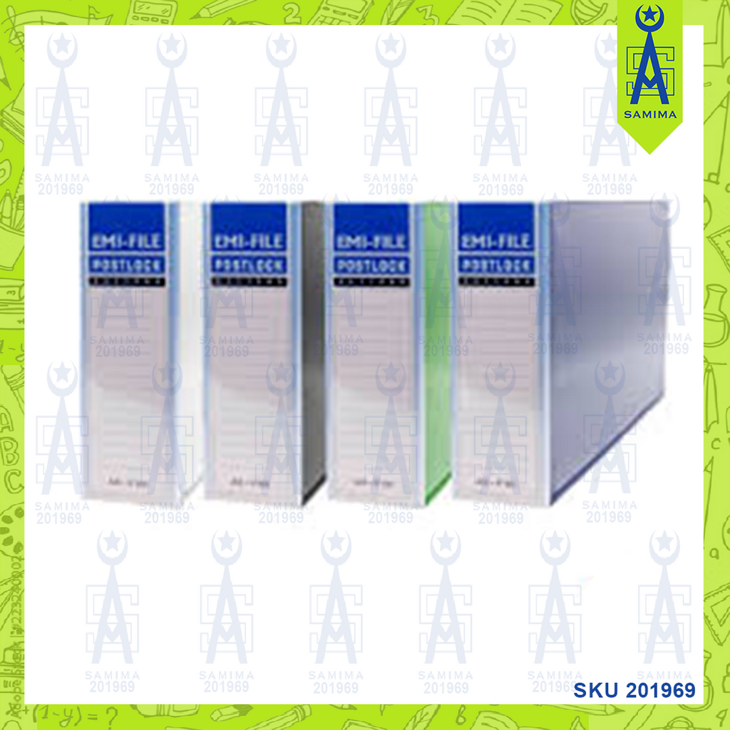 EMI 2 HOLE POSTLOCK GLUE FILE 80MM – Samima