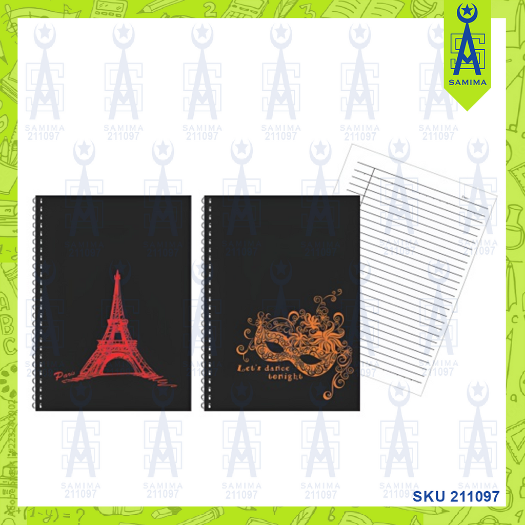 CP SONB-B1120 NOTE BOOK B5 70G 120'S – Samima