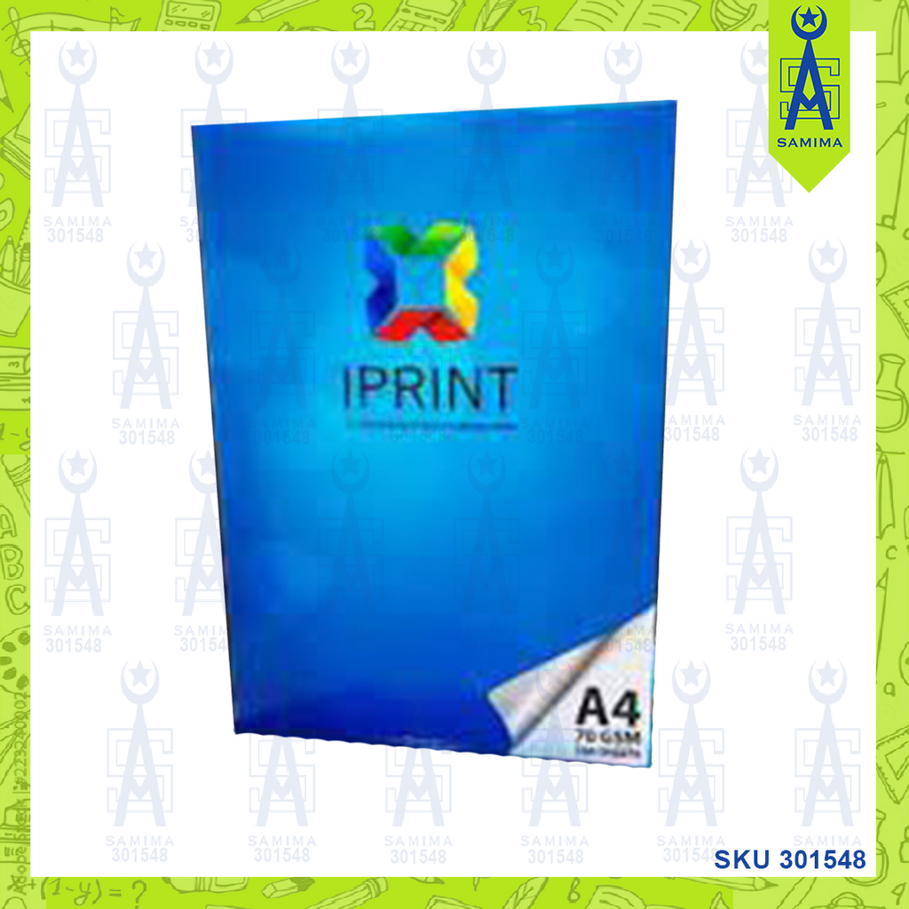 IPRINT WHITE PAPER A4 70 GSM 500'S / RIM – Samima