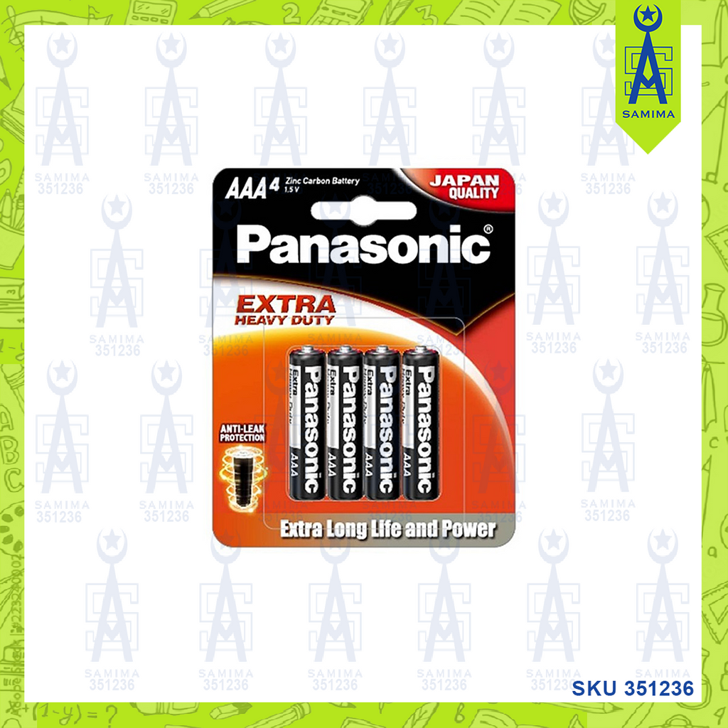 PANASONIC BATTERY EXTRA HEAVY DUTY AAA – Samima