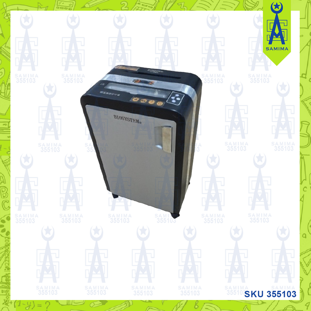 BIOSYSTEM OS2009 I I PAPER SHREDDER HEAVY DUTY – Samima