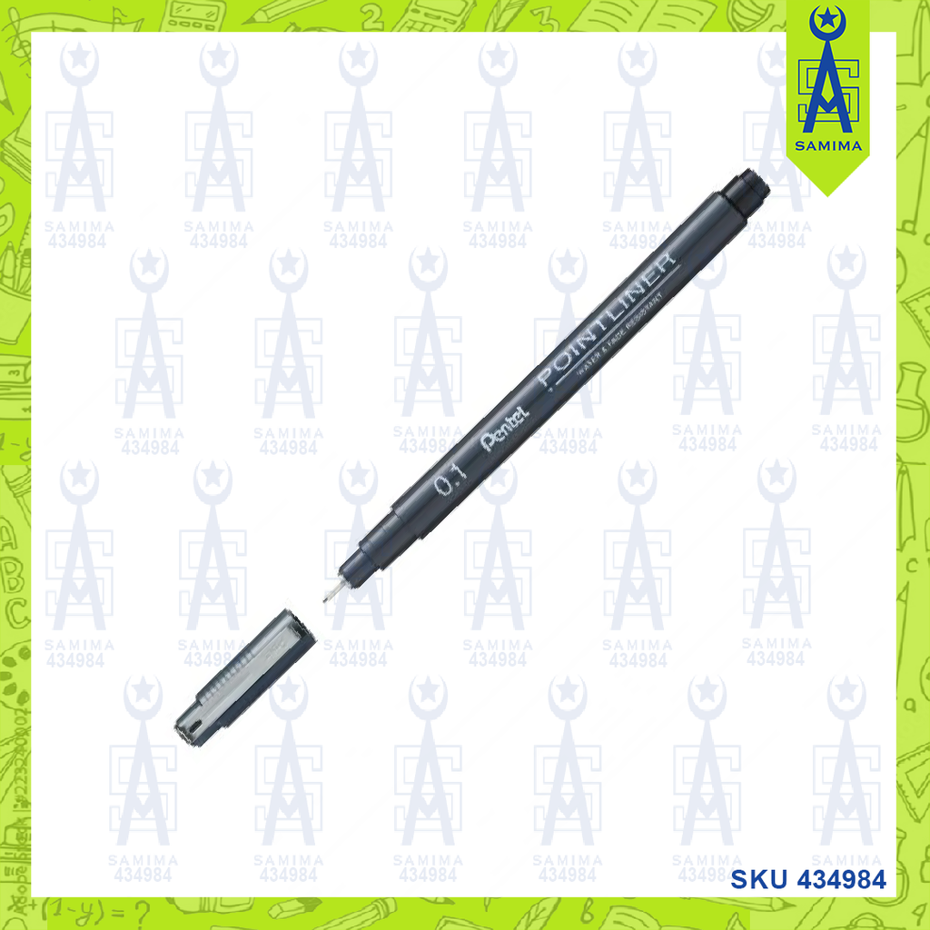 PENTEL POINTLINER WATER&FADE RESIS S20P-1A 0.1MM – Samima