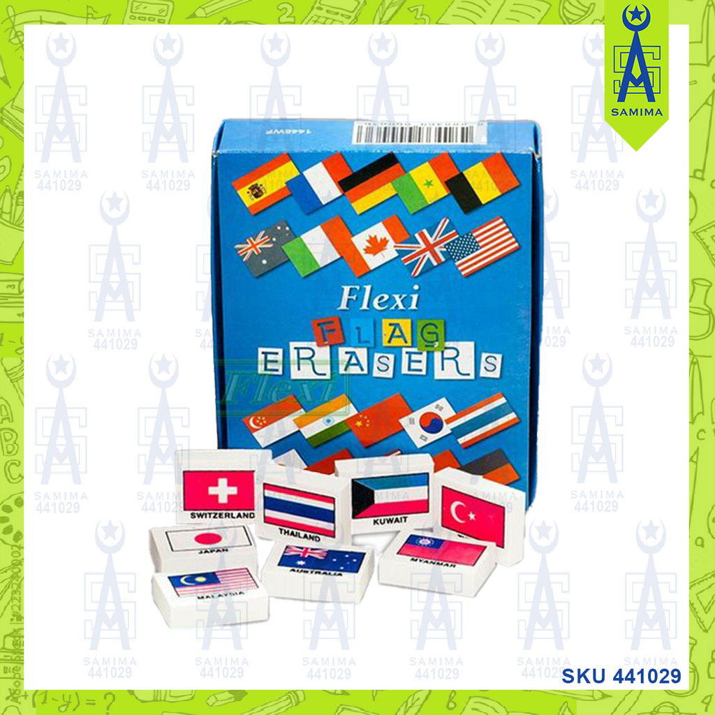 FLEXI FLAG ERASER 1448-WF 48'S – Samima
