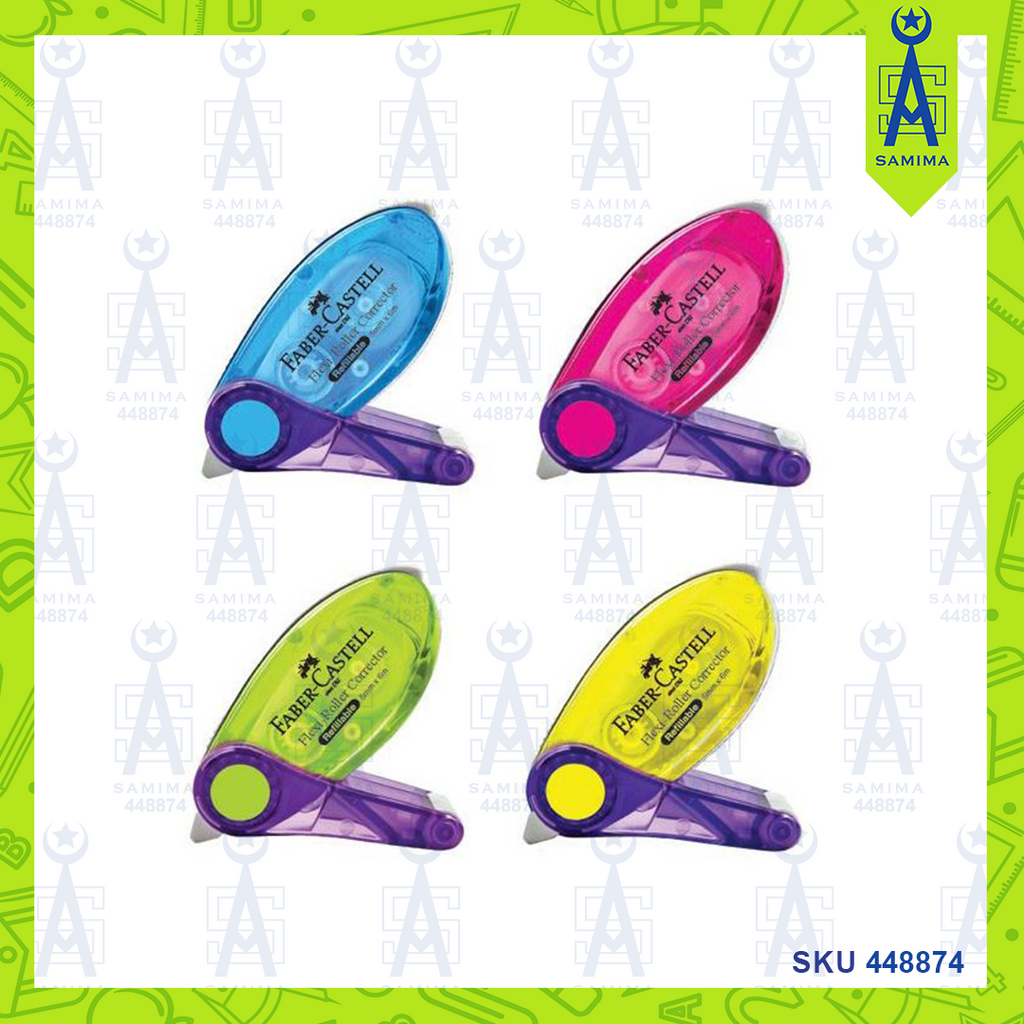 FABER CASTELL FLEXI ROLLER CORRECTOR REFILLABLE – Samima