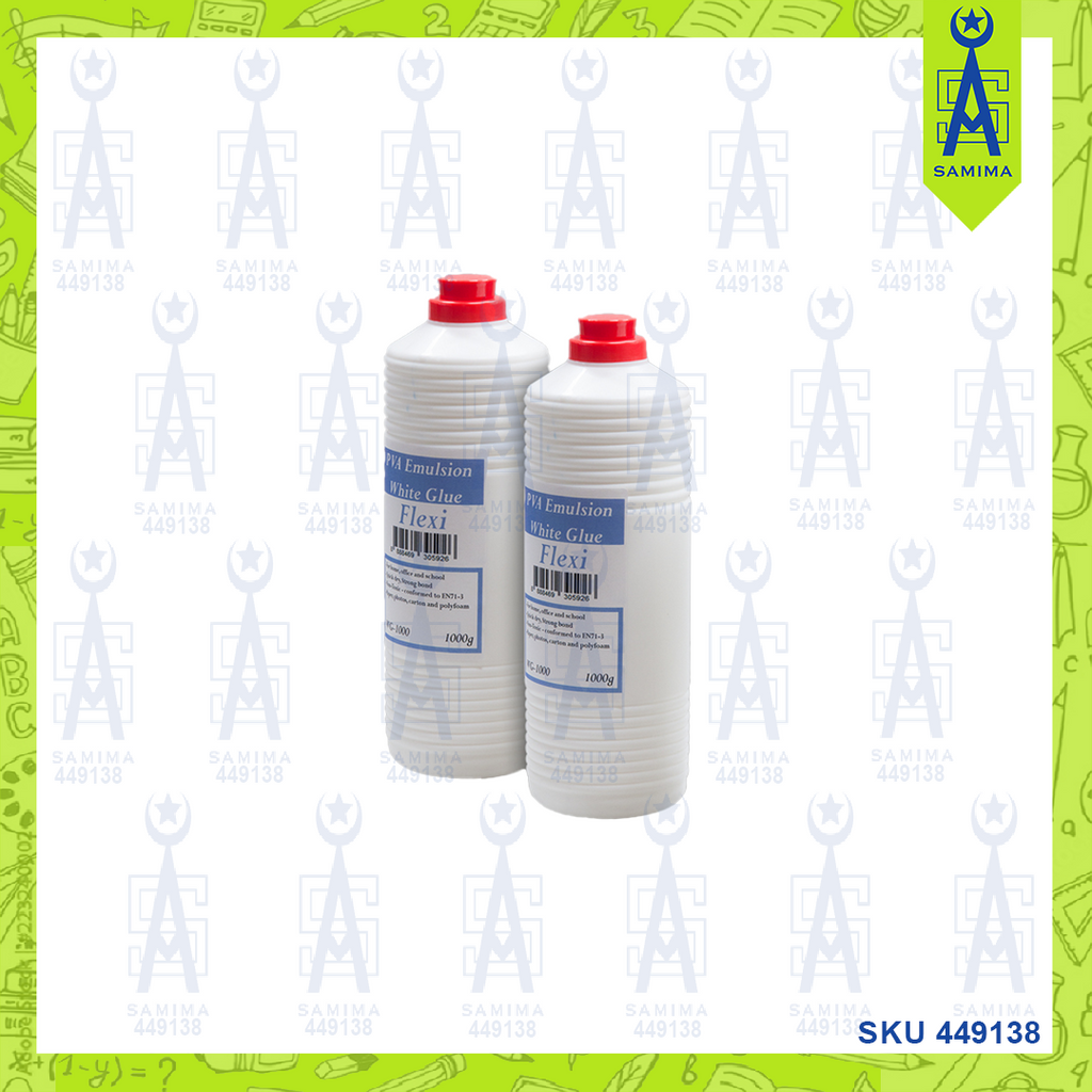 FLEXI PVA EMULSION WHITE GLUE 1000G WG-1000 – Samima