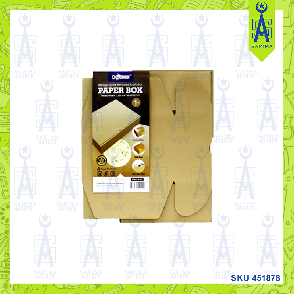 DOLPHIN KRAFT PAPER BOX L220 X W160 X H90MM – Samima