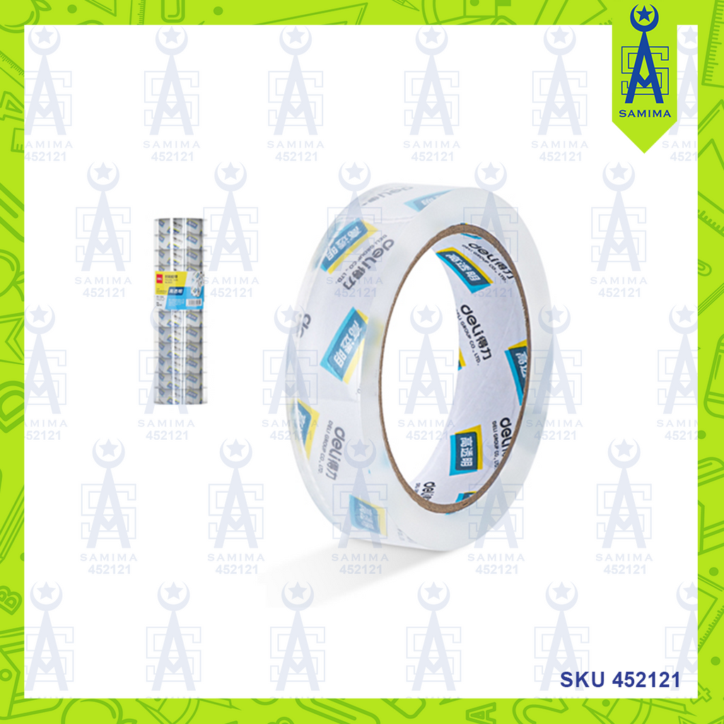DELI 30130 OPP PACKING TAPE 24 X 30Y 12'S / ROLL – Samima
