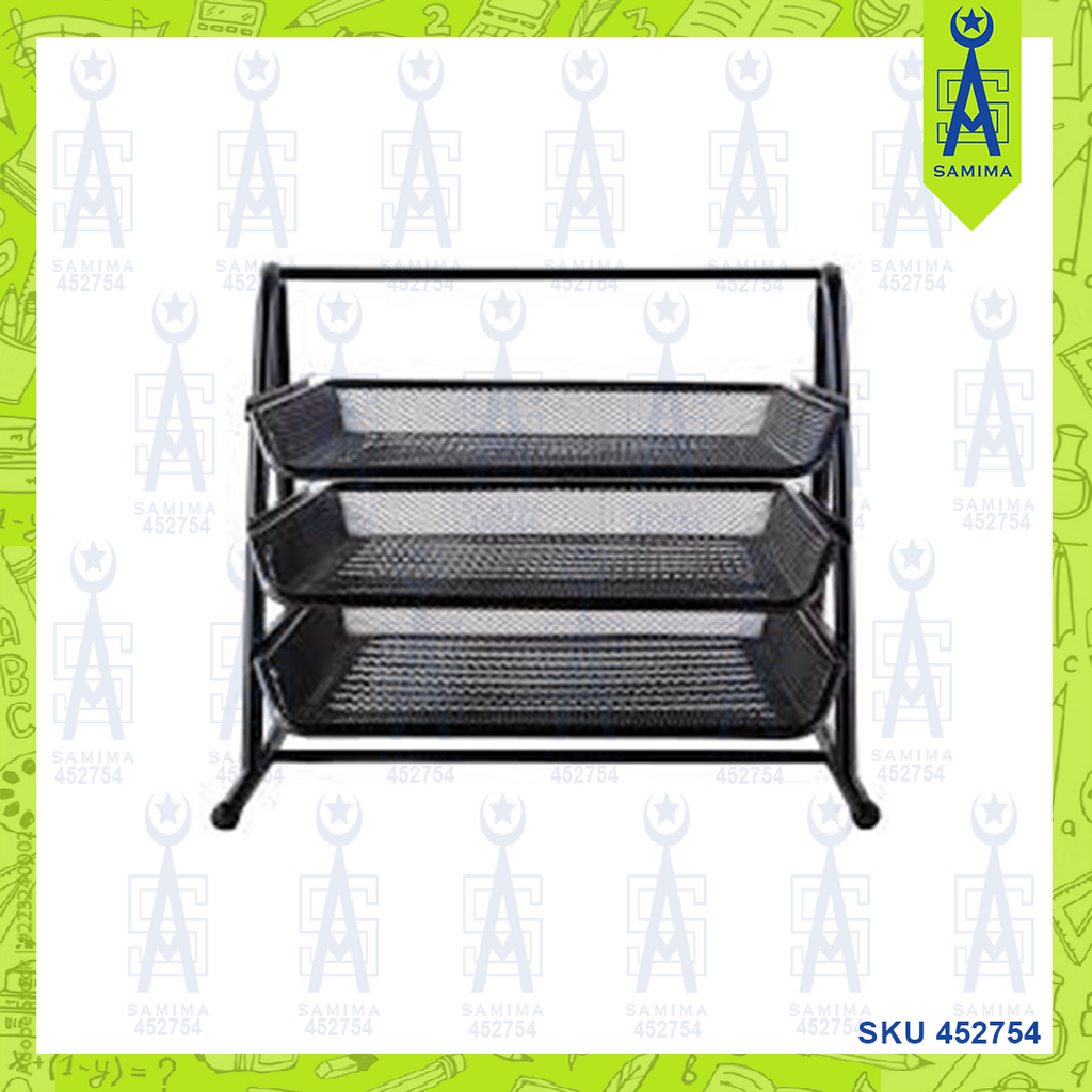 DELI PB260 3 TIER MESH FILE (DOCUMENT) TRAY – Samima