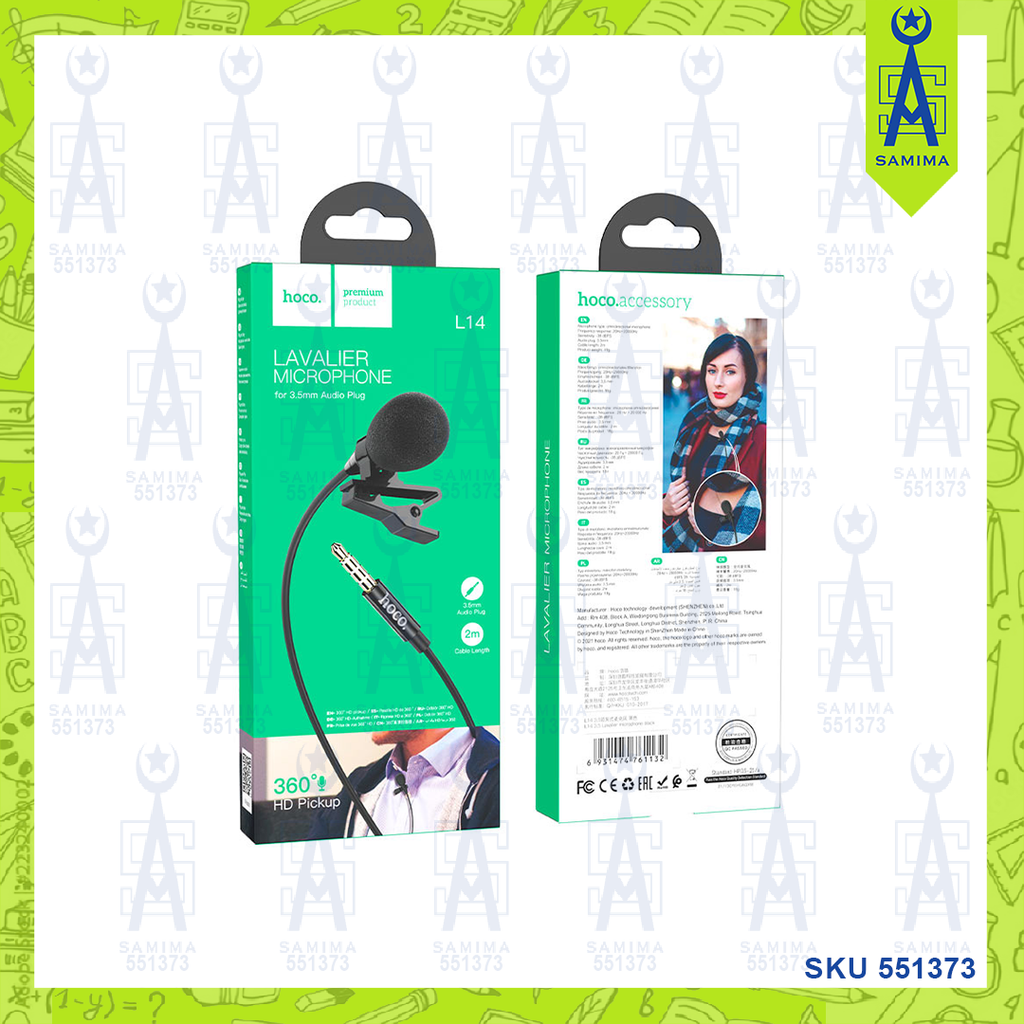 HOCO L14 3.5 LAVALIER MICROPHONE – Samima