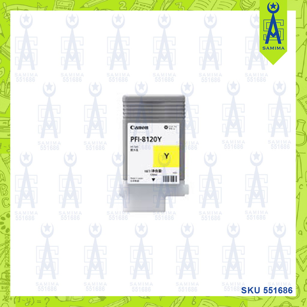 CANON PFI-8120Y YELLOW INK CARTRIDGE 4914(TM-5300) – Samima
