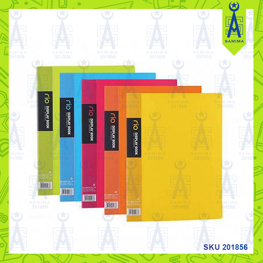 DELI 5033 RIO DISPLAY (CLEAR) BOOK A4 30 POCKETS – Samima