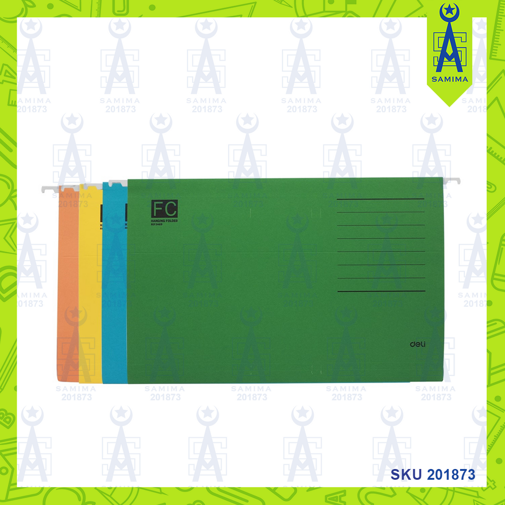 DELI 5469 INDIVIDUAL HANGING (FILE) FOLDER FC 25'S – Samima