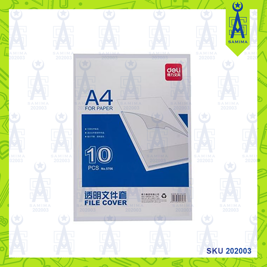 DELI 5706 (L SHEET FOLDER) REPORT FILE A4 10'S / – Samima