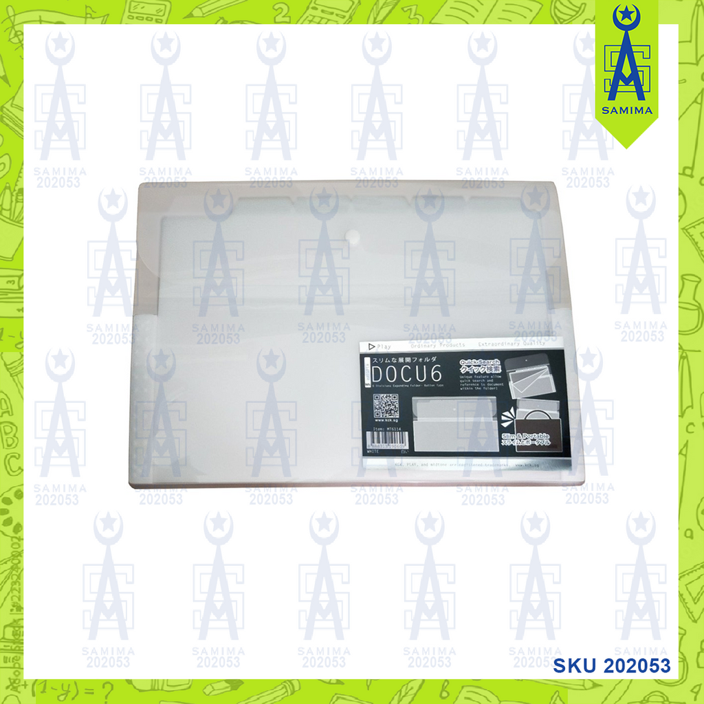 KCK MT6114 DOCU6 EXPA BUTTON (FILE) HOLDER WHITE – Samima