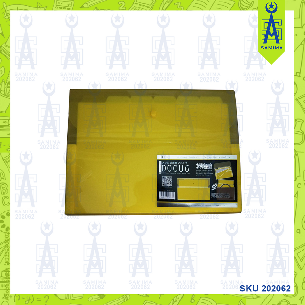 KCK MT6114 DOCU6 EXPA BUTTON (FILE) HOLDER YELLOW – Samima