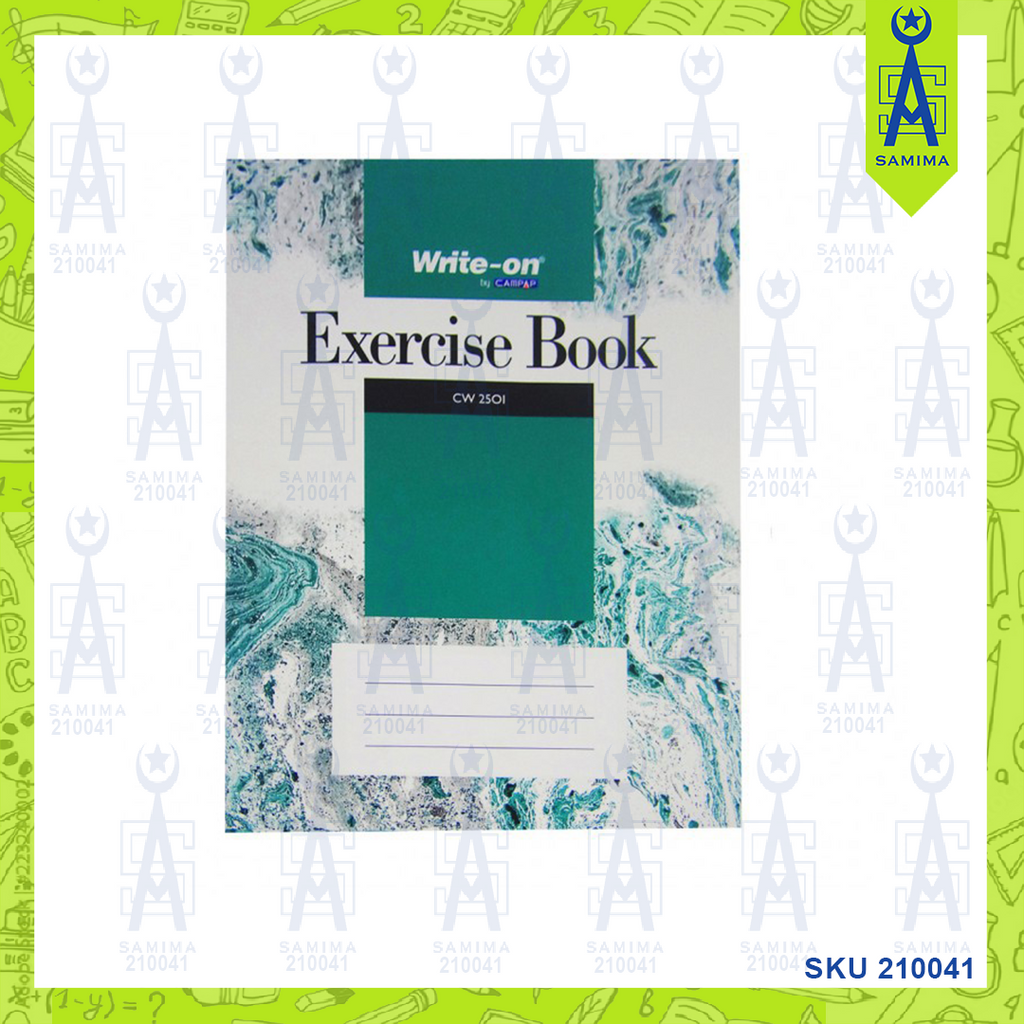 CAMPAP WRITE-ON EXERCISE BOOK F5 80P CW-2501 – Samima