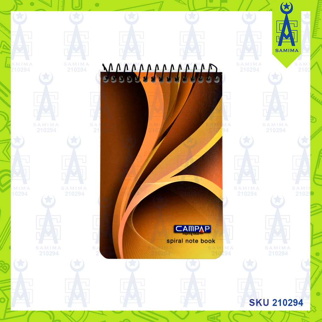 CAMPAP SPIRAL BOUND BOOK A7 50'S CA3205 – Samima