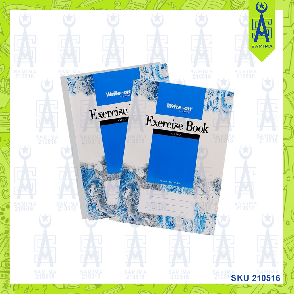 CAMPAP WRITE-ON EXERCISE BOOK A4 200PP CW-2510 – Samima