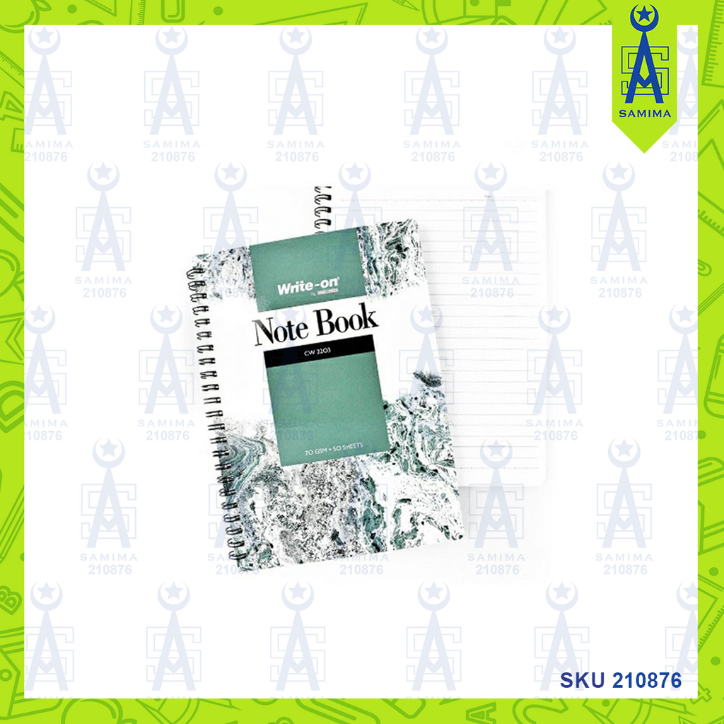 CAMPAP SPIRAL NOTE BOOK A6 50'S CW 2204 – Samima