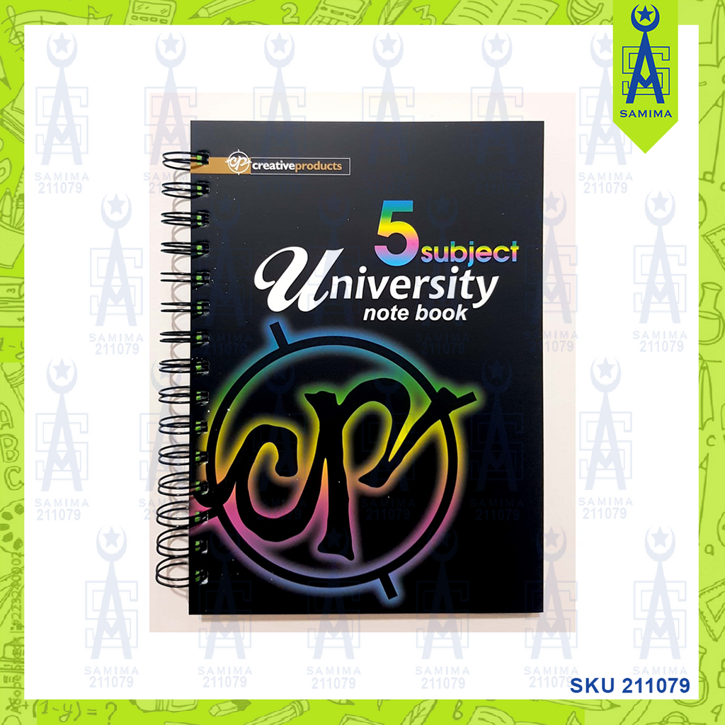 CP 5 SUBJECT UNIVERSITY NOTE BOOK A5 SCNB-P5100-5 – Samima