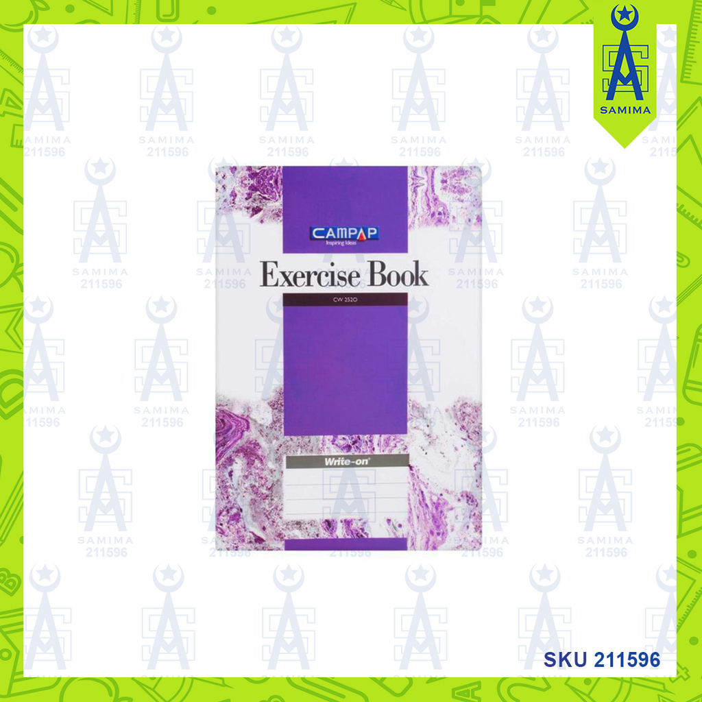 CAMPAP A4 NEW PVC NOTEBOOK CW-2520 200PG – Samima