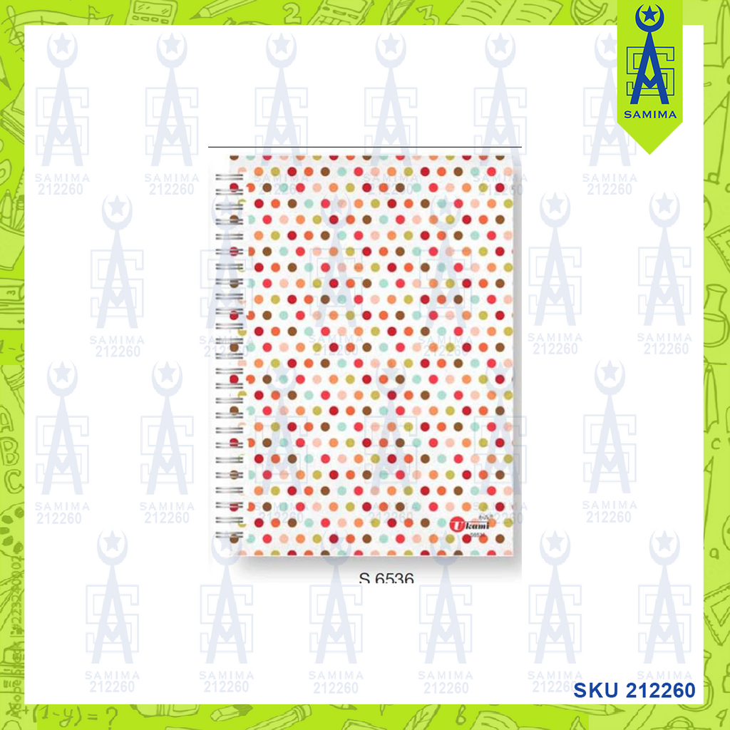 UKAMI SPIRAL SOFT COVER NOTE BOOKA5 S6536 – Samima