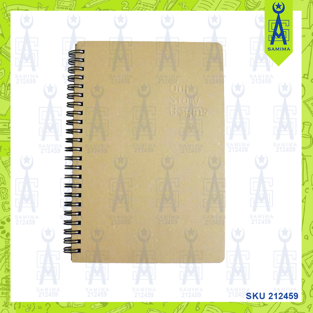 OUR STORY BEGINS SPIRAL NOTE BOOK A7 5501 – Samima
