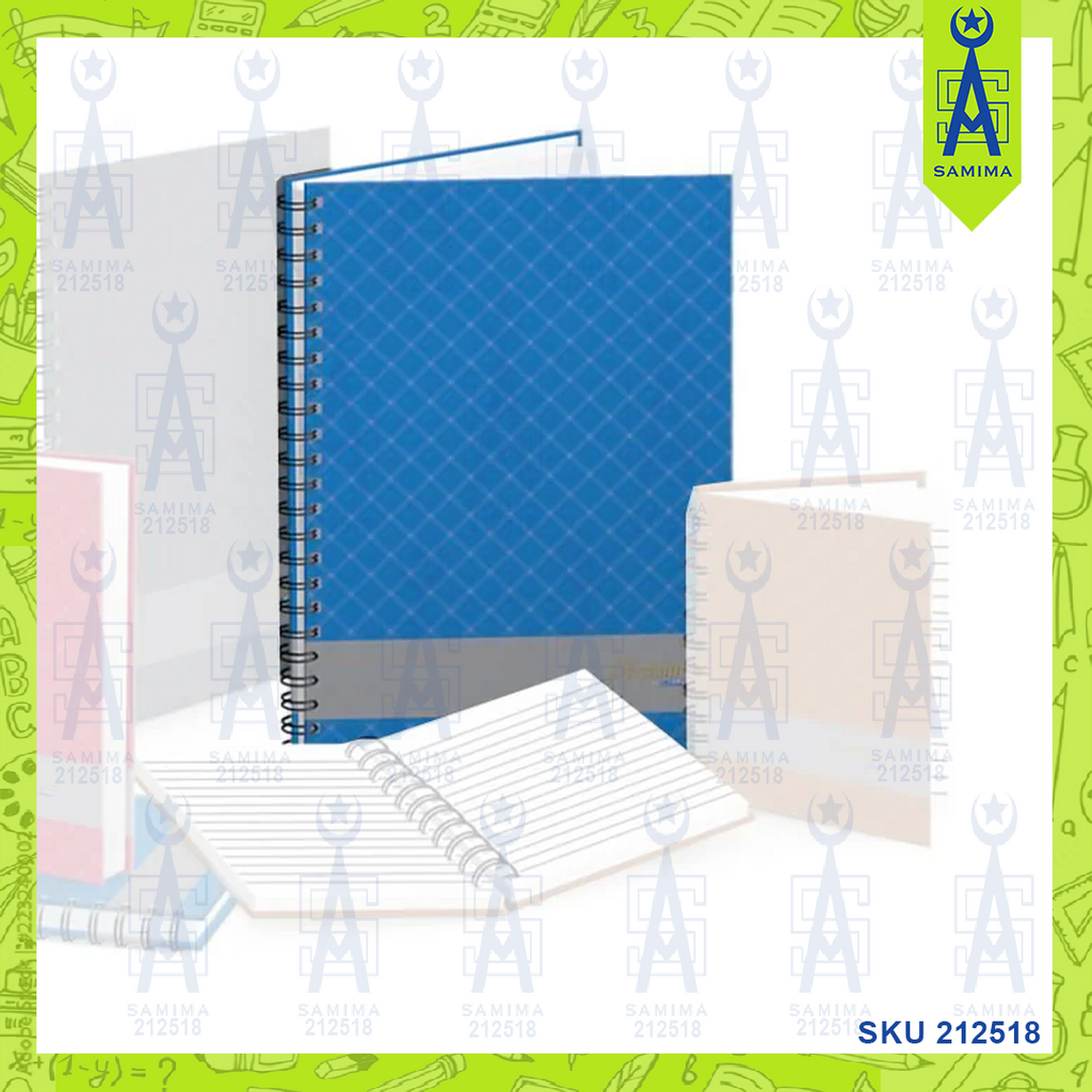 CAMPAP WIRE O HARD COVER NOTE BOOK A4 70G CW-2232 – Samima