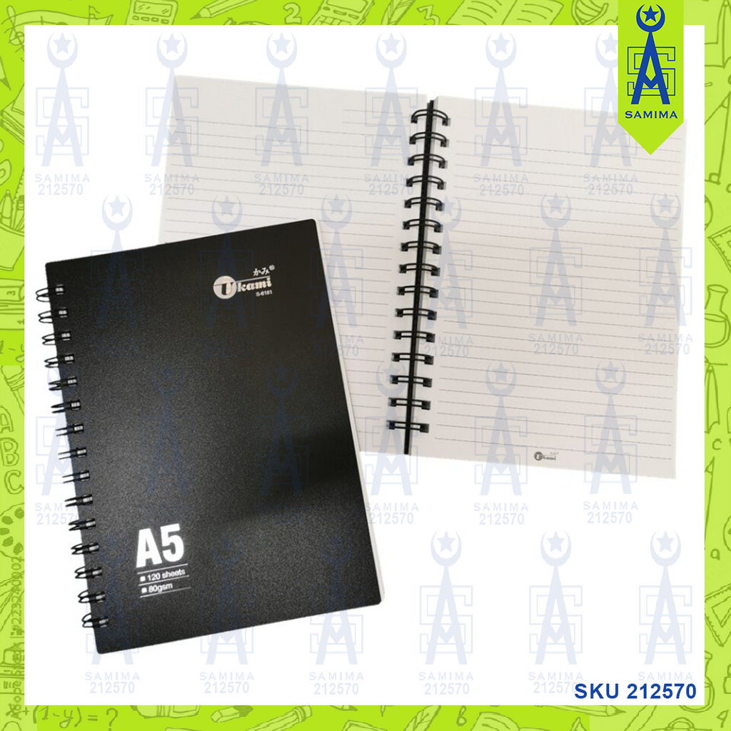 UNI S-6181 WIRE O RING NOTE BOOK A5 – Samima