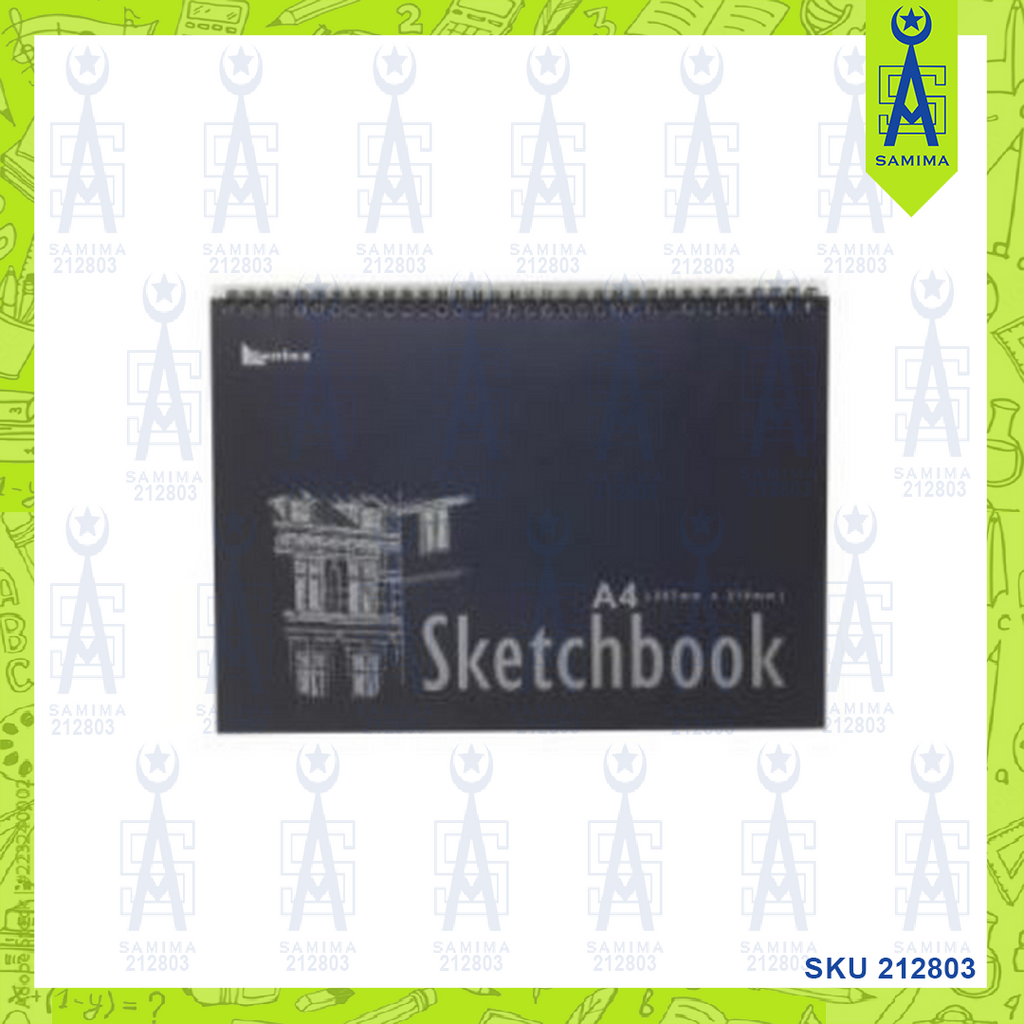 PENTEX SKETCH BOOK A4 PEX 4321-BK – Samima