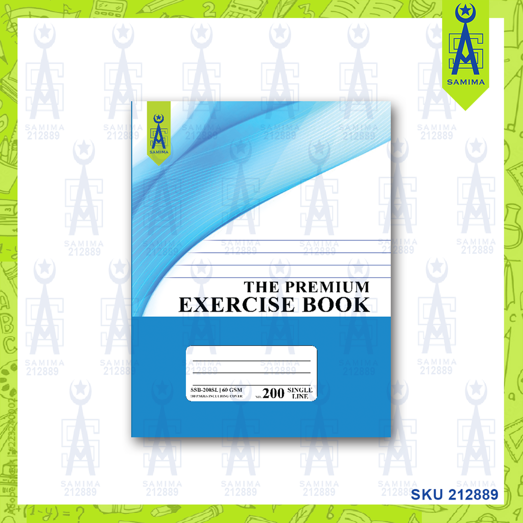 SSB THE PREMIUM EXERCISE BOOK SINGLE LINE 1'S – Samima