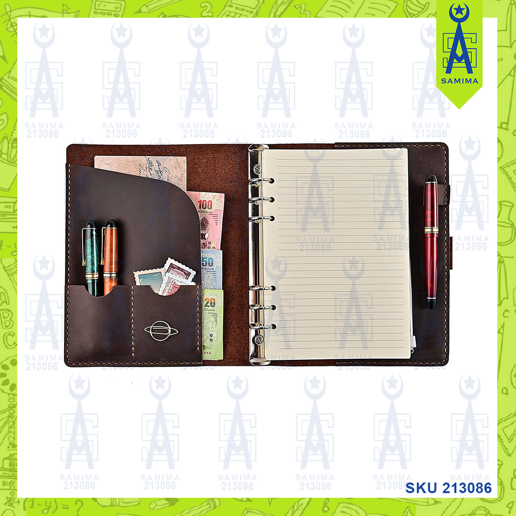 DICAI 198-25 6 RING REFILABLE DIARY NOTEBOOK A5 – Samima