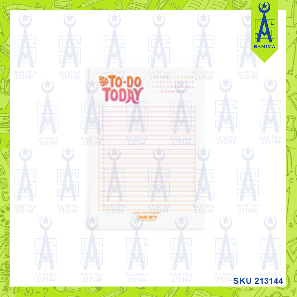 DICAI 501-32 TODAY SCHEDULE / TO-DOS NOTEBOOK A5 – Samima