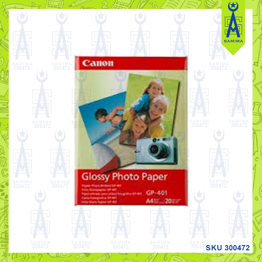 CANON GLOSSY PHOTO PAPER GP-401 SSB18-30 – Samima