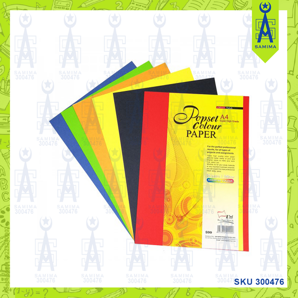 UNI POP SET PAPER 24'S 140 GSM S99 – Samima