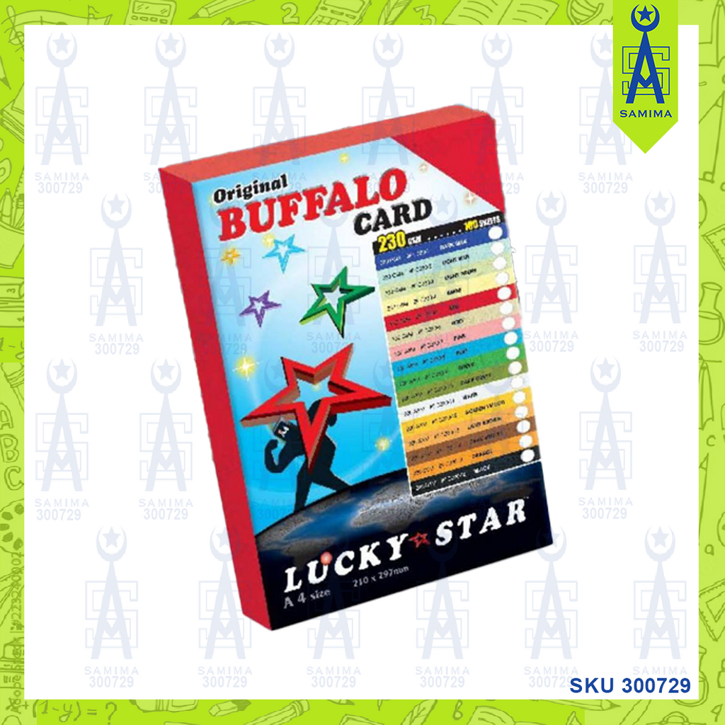 LUCKY STAR BUFFALO CARD 230GSM A4 10'S – Samima