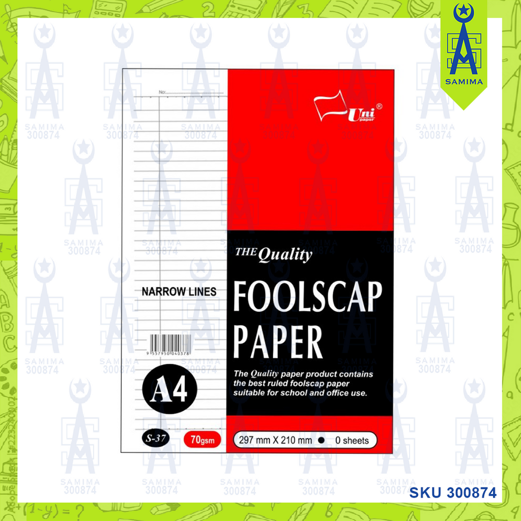 QUALITY FOOLSCAP PAPER 100'S 70GSM – Samima