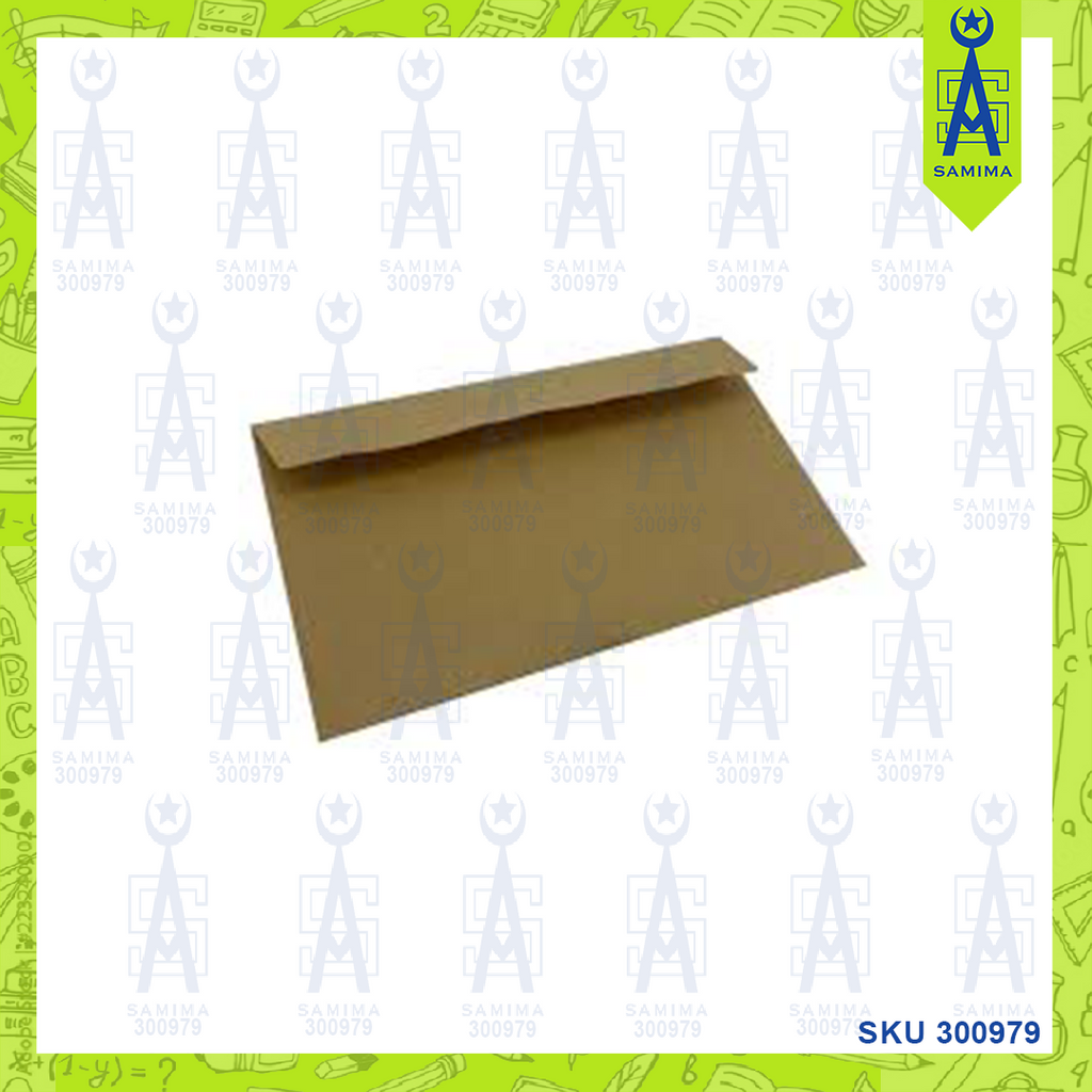 RED INDIAN BROWN ENVELOPE 6 X 3 1/2'' 90GSM 20 'S – Samima