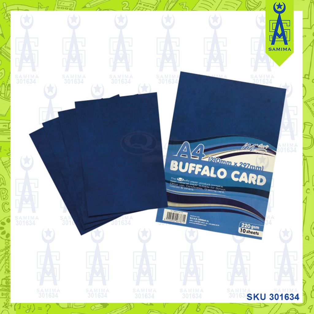M'DORI BUFFALO CARD A4 220GSM 100'S DARK COLOURS – Samima