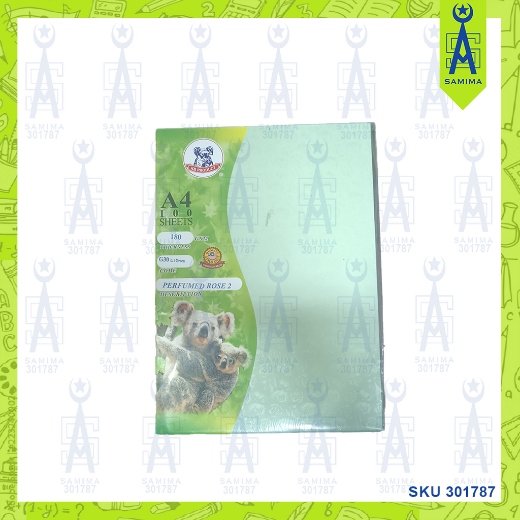 KB PERFUME CARDS ASST COLOURS A4 180GSM 100'S – Samima