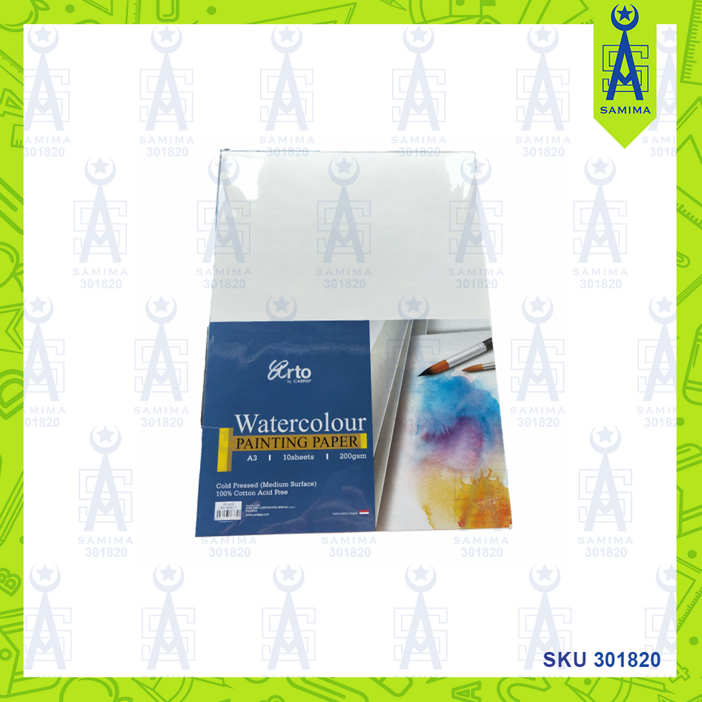 ARTO ACRYLIC PAINTING PAPER A3 10'S 360GSMCR36355 – Samima