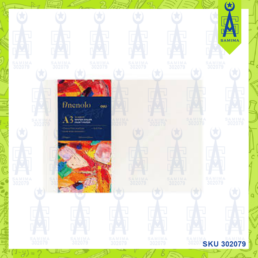 DELI C270-A3 FINENOLO WATERCOLOUR PAINT PAPAER 16S – Samima