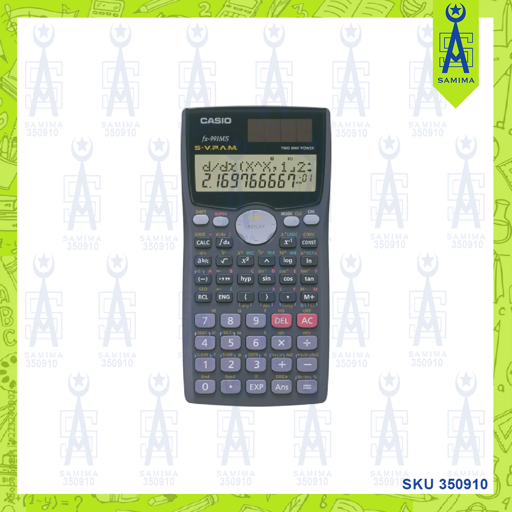 CASIO SCIENTIFIC CALCULATOR FX-991MS – Samima