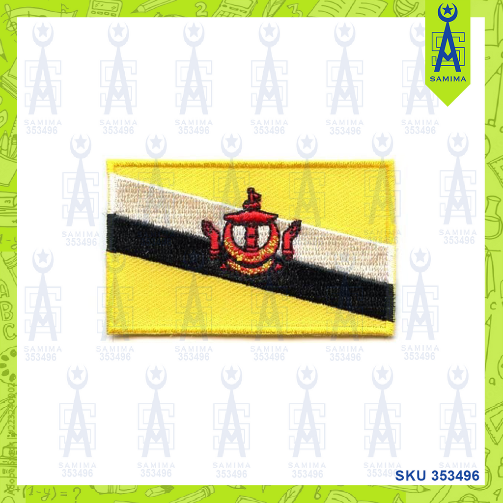 BRUNEI EMBROIDERY LINEN STITCH FLAG 3 X 6 – Samima
