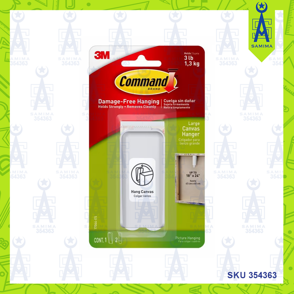 3M COMMAND CANVAS HANGER LARGE 17044 – Samima