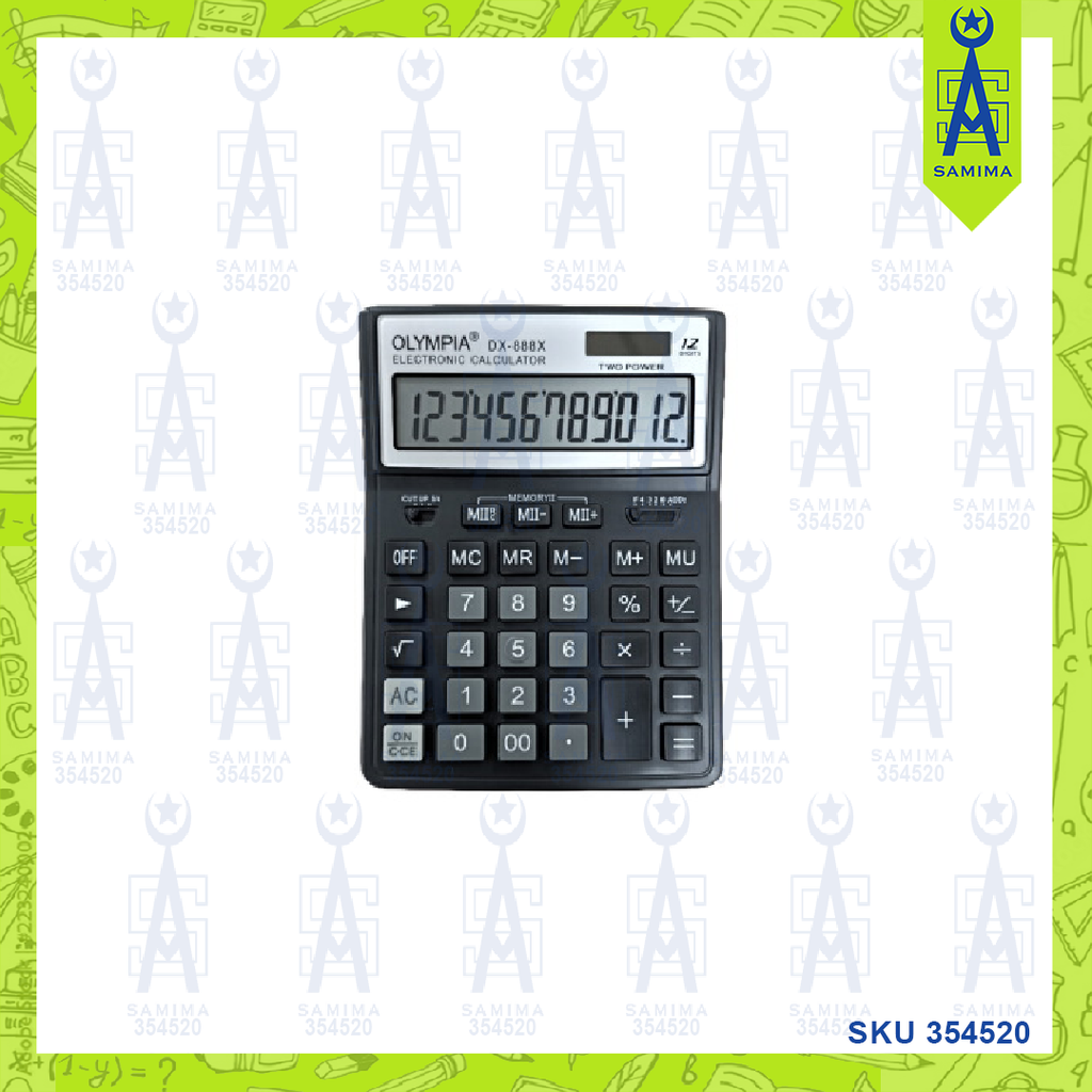 OLYMPIA DX-888X DESKTOP CALCULATOR 12 DIGIT – Samima