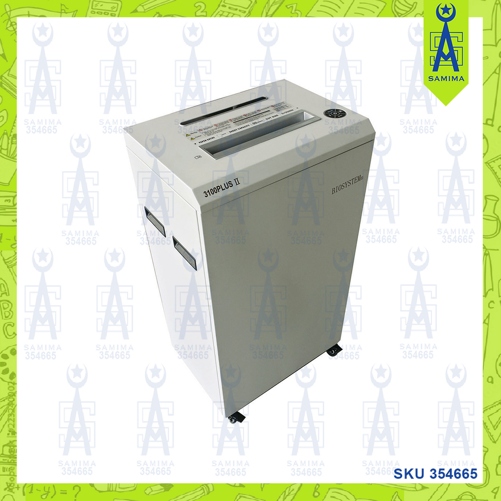 BIOSYSTEM 3100PLUS I I PAPER SHREDDER HEAVY DUTY – Samima