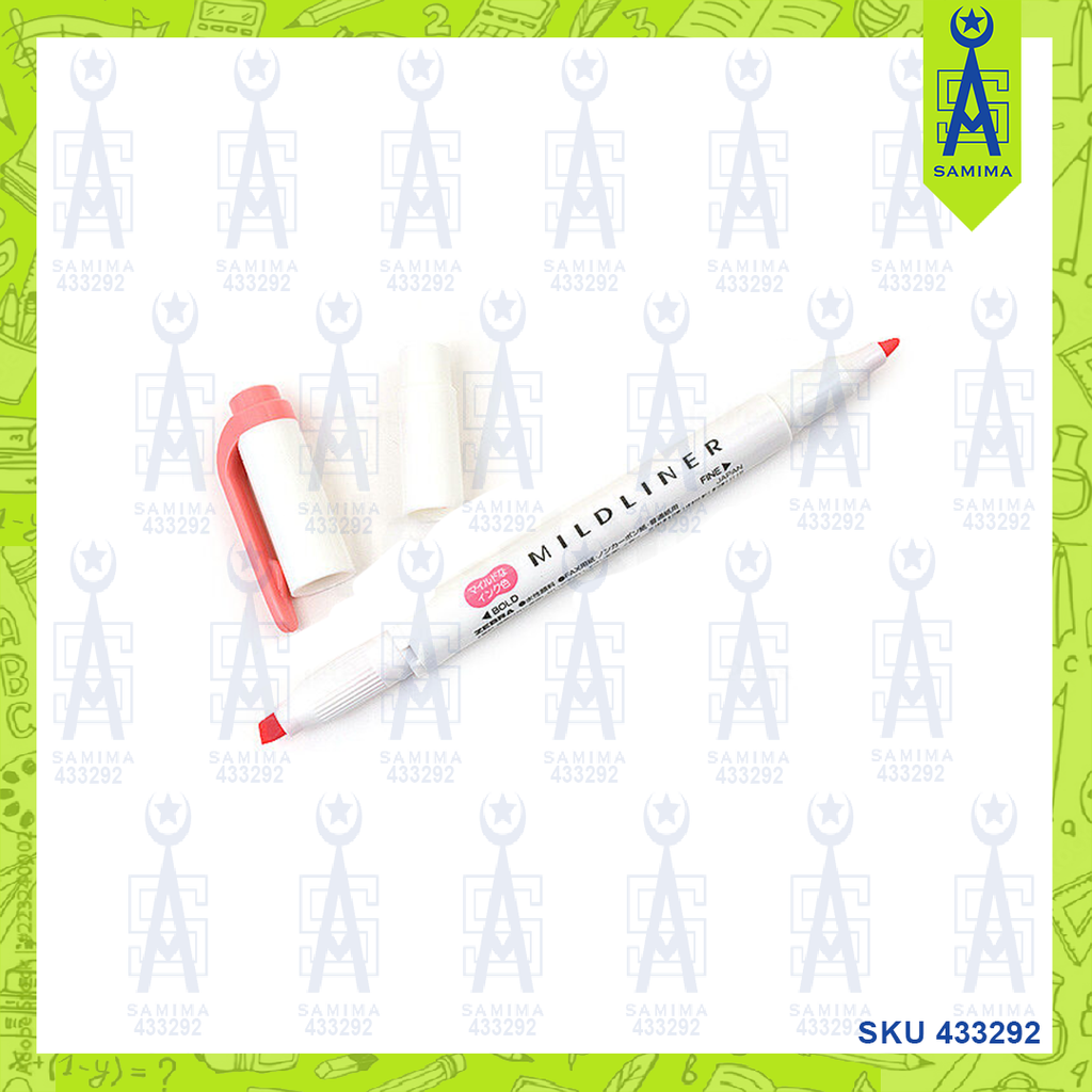 ZEBRA MILDLINER TWIN TIP FLUO HIGHLIGHTER COR PINK – Samima