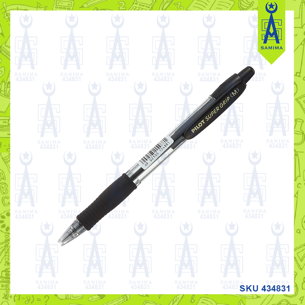 PILOT SUPER GRIP G RT BP PEN FINE 0.7MM BLACK – Samima
