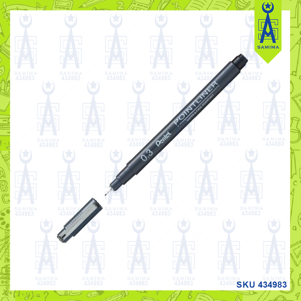 PENTEL POINTLINER WATER&FADE RESIS S20P-3A 0.3MM – Samima